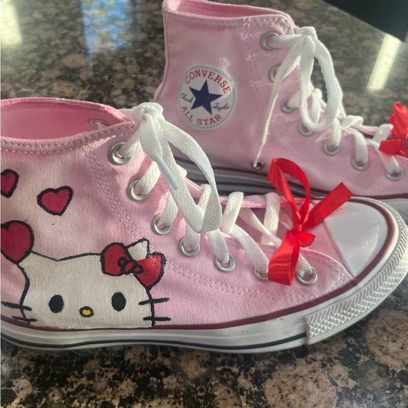 Converse | Shoes | Hello Kitty Womens High Top Converses | Poshmark